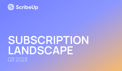 2023 Subscription Service Statistics and Costs | ScribeUp